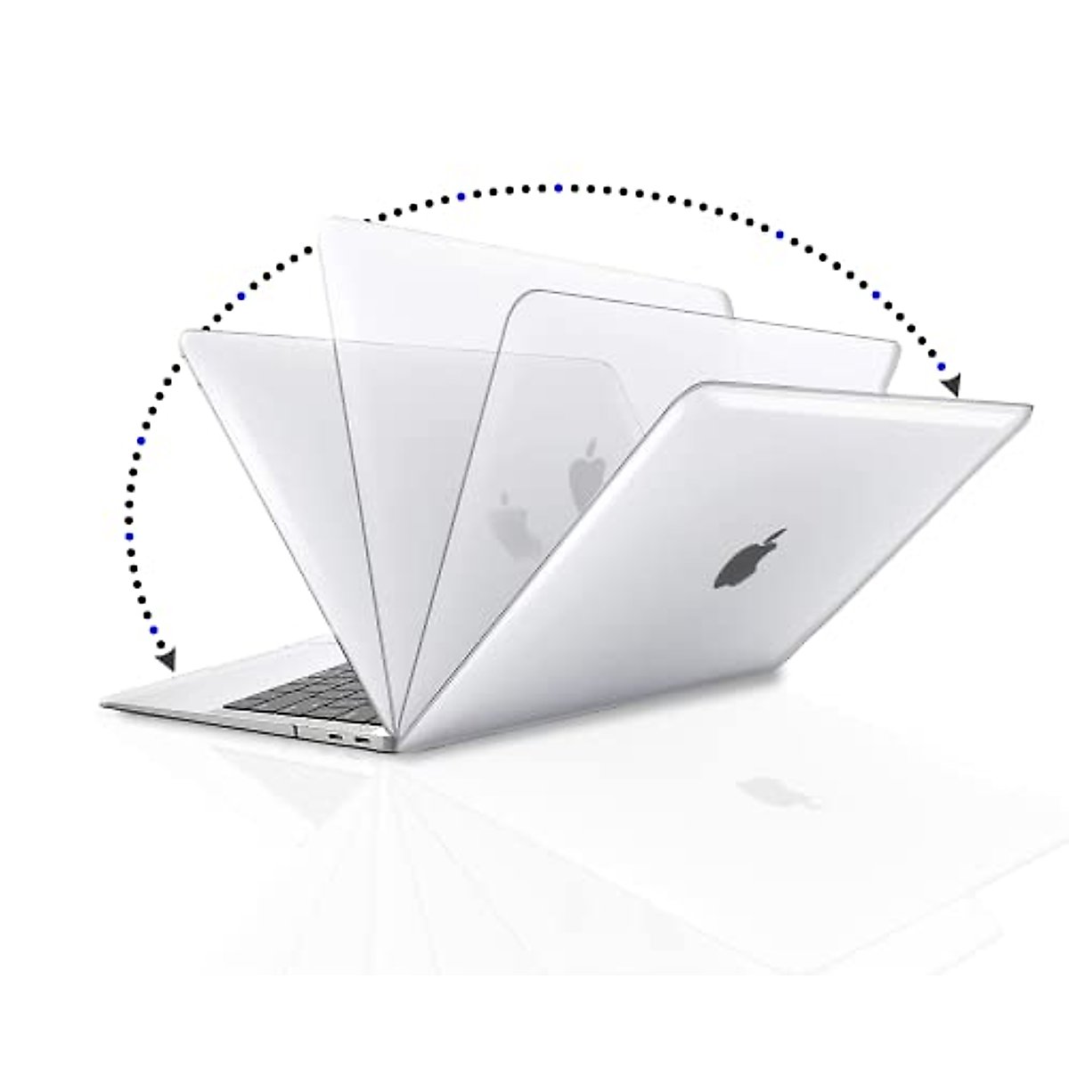 GVTECH Case for MacBook Air 13 inch Crystal Clear Case A1369 A1466, Plastic Hard Shell & Keyboard Cover & Screen Protector for with MacBook Air 13 (2010-2017) (A1369/A1466)