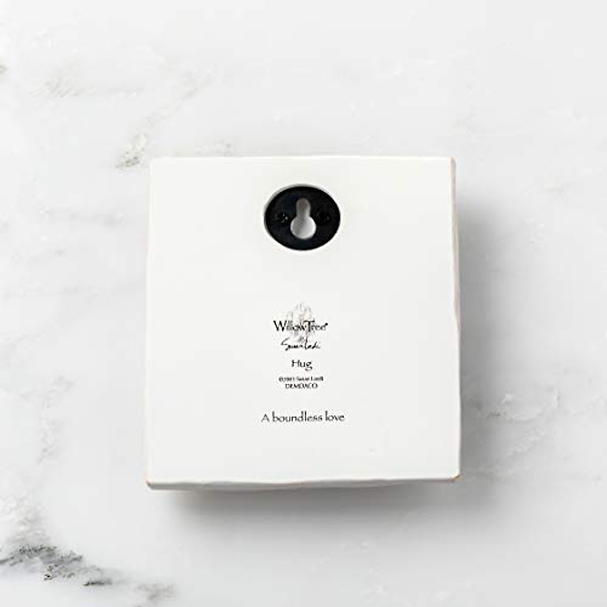 Willow Tree Hug Plaque, Sculpted Hand-Painted bas Relief