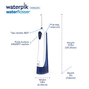 Waterpik Cordless Water Flosser, ADA Accepted, WP-360