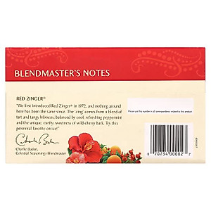 Celestial Seasonings Tea Caffeine Free Herbal Tea, Red Zinger 20 ea (Packs of 3)