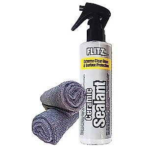 Flitz Ceramic Spray Sealant and Paint Protectant: Shine, Protect + Seal Clear Coat, Plastic,1 Application Lasts up to 12 Months, Made in USA