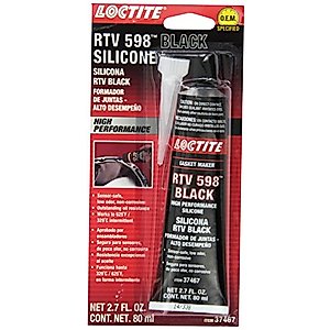 Loctite 37467 Black RTV 598 High Performance Silicone. 80 ml.