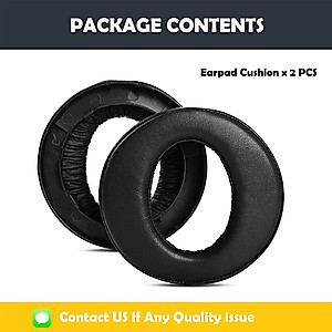 HTINDUSTRY Premium Earpads Cushions Replacement Compatible with Sony PS4 Playstation Platinum Wireless Playstation 4 CECHYA-0090 Headset Ear pads with Softer Protein Leather/Memory Foam