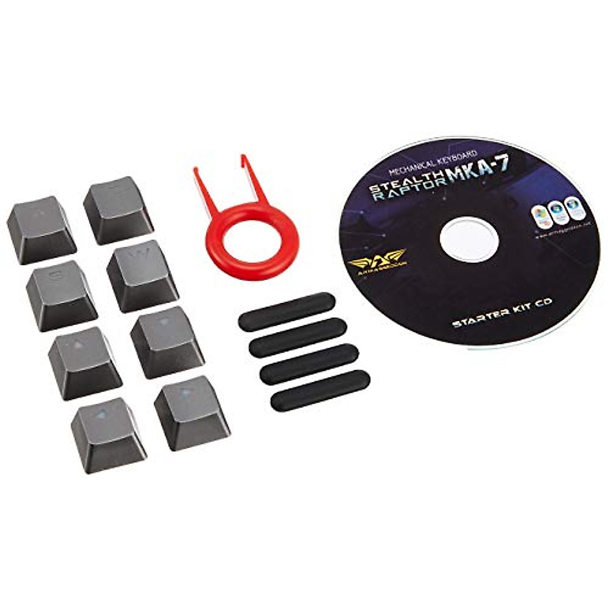 Armaggeddon Stealth Raptor Mka-7 Mechanical Gaming Keyboard-Black