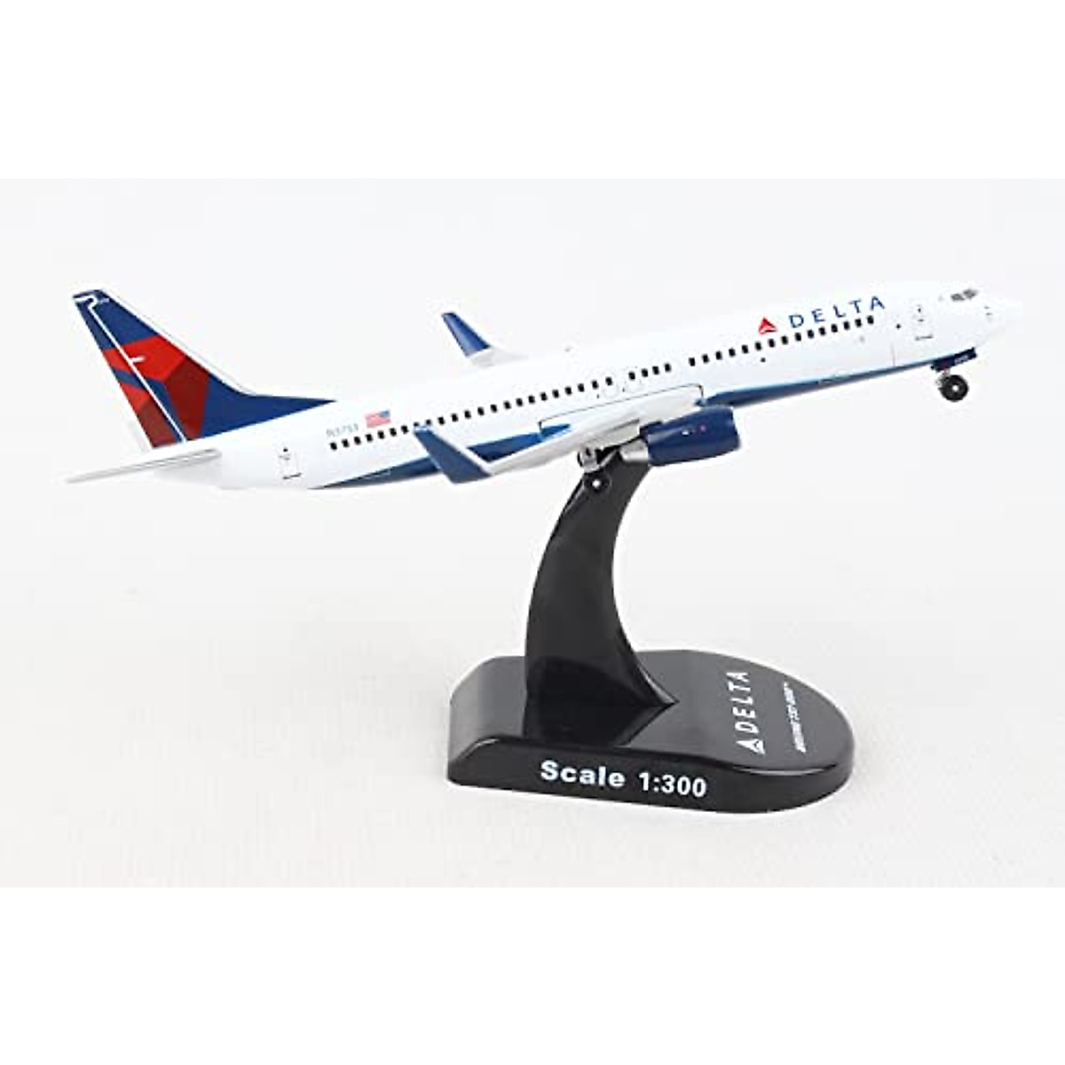 Daron Postage Stamp Delta Airlines Boeing 737-800 1/300 Scale PS5815-3