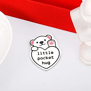 Bear Pocket Hug Gift for Women Boyfriend Best Friends Girlfriend Men Cute Funny Gift for Sister Girls Family Son Daughter Keepsake Valentines Christmas Birthday Thinking of You Token Coin Small Gifts
