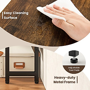 Giantex Corner Desk with Power Outlets, Small Corner Computer Desk with Keyboard Tray & Storage Shelf, Corner Office Desk for Small Space, Triangle Workstation for Home Office, Living Room, Bedroom