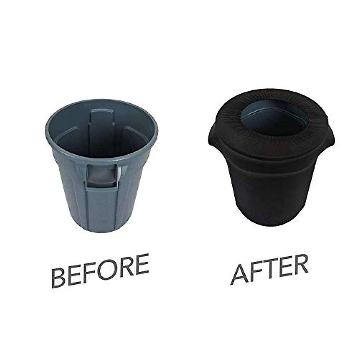 Spandex & Table LINENS Spandex Stretch Trash CAN Cover 44 Gallon Round