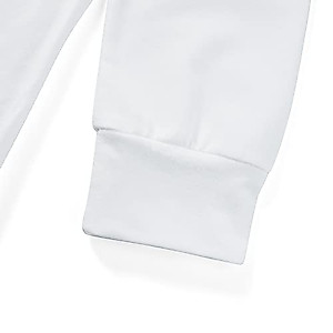 LEZDUEER Matching Family Pajamas Sets Christmas PJ's Jammies Matching Holiday Organic Cotton Pajamas Sleepwear for Family (Christmas Pajamas, Women-L, XmasPjs#046)