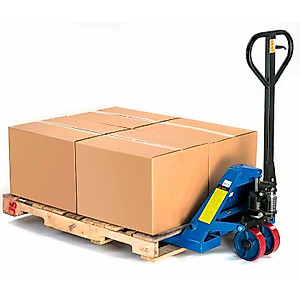 Global Industrial Narrow Fork Pallet Jack Truck, 6600 Lb. Capacity, 21 x 36