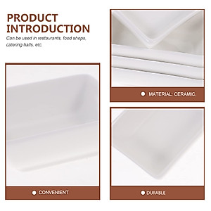 BESTonZON Ceramic Dip Bowls Sets, 3 In White Dipping Sauce Bowls/Dishes for Tomato Sauce, Soy, BBQ and other Party Supplies,Set of 4 Appetizer Plates