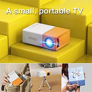 Portable Mini projectors LED Micro Projector 1080P Home Party Meeting Theater Projector（Newest Upgraded Version ）