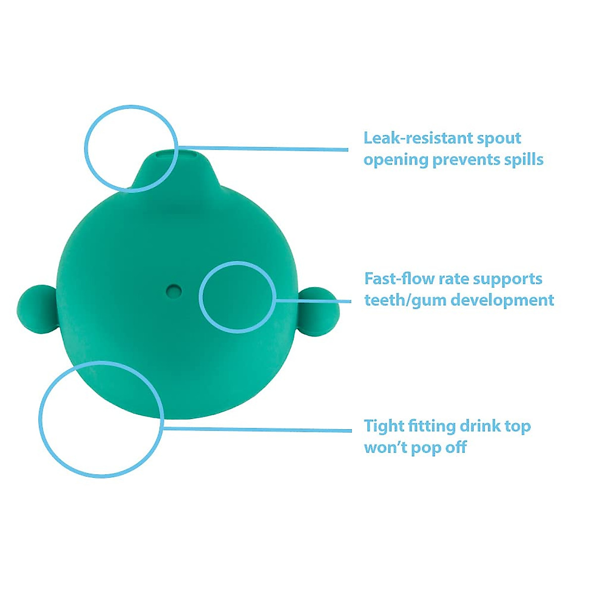 Pura my-my Silicone Sippy Cup 5oz/150ml - Training Cup, Reusable, Platinum Food Grade Medical Grade, Spill Proof Cups for Kids, Toddlers, Babies & Infants (Rose)