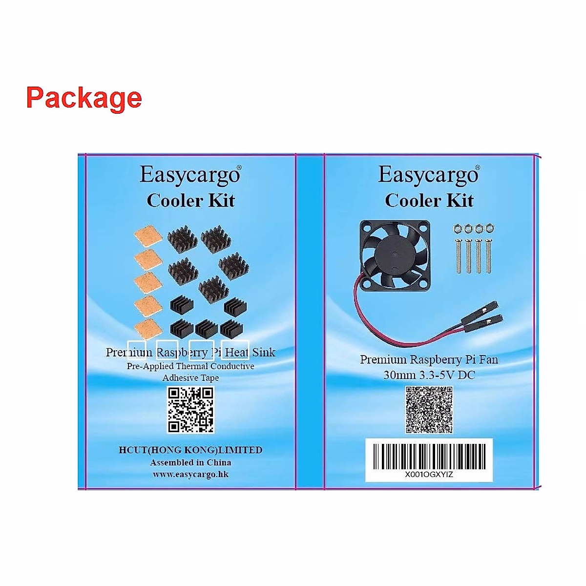 Easycargo Laptop Memory Heatsink Kit, Copper Heat Sink + Pre-Applied Thermal Conductive Adhesive Tape, Cooler Heatsink Pad for Cooling Laptop Notebook Memory RAM DDR5 DDR4 DDR3 SODIMM