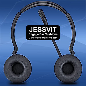 Engage 75 Earpads Replacement for Engage 75 and Engage 65 Headset - NOT FIT Engage 75/65 Convertible and Engage 75/65 Mono Model