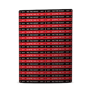 Head Case Designs Officially Licensed AC Milan Sempre Milan 1899 Art Vinyl Faceplate Sticker Gaming Skin Decal Cover Compatible with Sony Playstation 5 PS5 Disc Edition Console