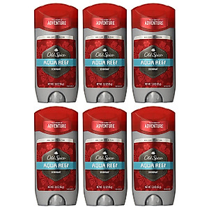 Old Spice Deodorant Aqua Reef Size 3 oz. (Pack of 6)