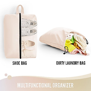 6 Set Packing Cubes for Suitcases, Travel Organizer Bags for Carry on Luggage, Veken Suitcase Organizer Bags Set for Travel Essentials Travel Accessories in 4 Sizes(Extra Large, Large, Medium, Small)