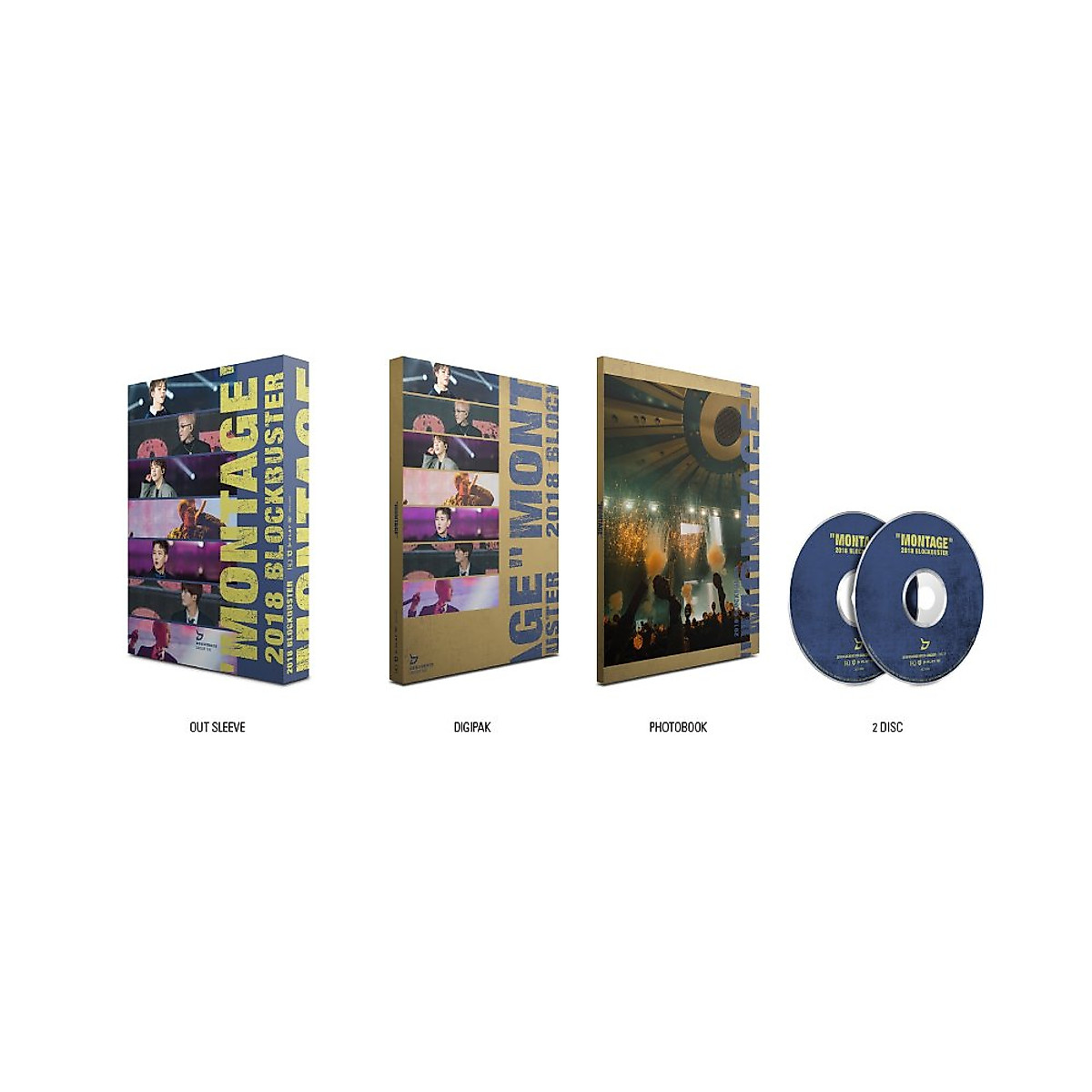 BLOCK B - 2018 BLOCKBUSTER MONTAGE 2DVD+Photobook
