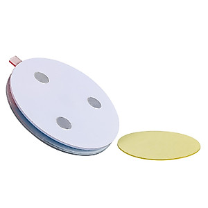 Kichwit Clean Dirty Dishwasher Magnet with The 3rd Option “Running”, Perfect for Quiet Dishwashers, Non-Scratch Strong Magnet Backing, Residue Free Adhesive Included, 3.5” Diameter, Silver