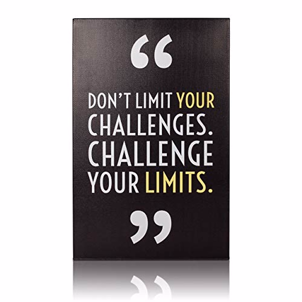 Quotes From Love Inspirational Wall Art - Decor for the Office, Living Room, Bathrooms, Dining Room , Classroom, and More - Inspirational canvas 12 X 16 - Motivational Wall Art - Ready to Hang Positive Quotes Wall Decor