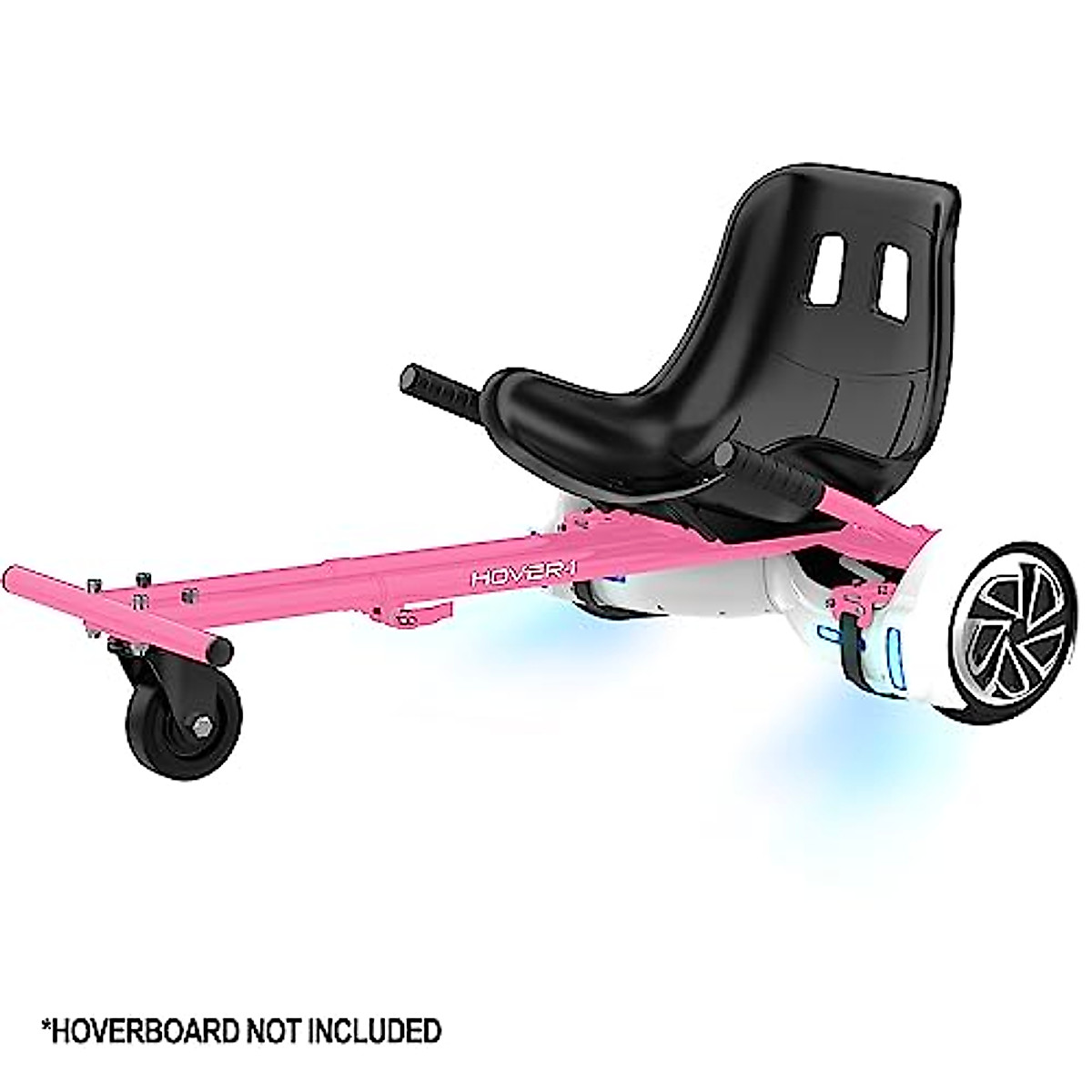 Hover-1 Buggy Attachment | Compatible with All 6.5" & 8" Electric Hoverboards, Hand-Operated Rear Wheel Control, Adjustable Frame & Straps, Easy Assembly & Install