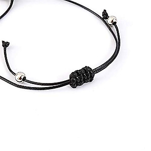 NA Pinky Promise Bracelets Distance Matching Friendship Bracelets Gift for Friend Mother Couple Family Women Teen Girls (Q-promise)