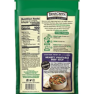 Bear Creek Soup Mix, Vegetable Beef, 8.1 Ounce