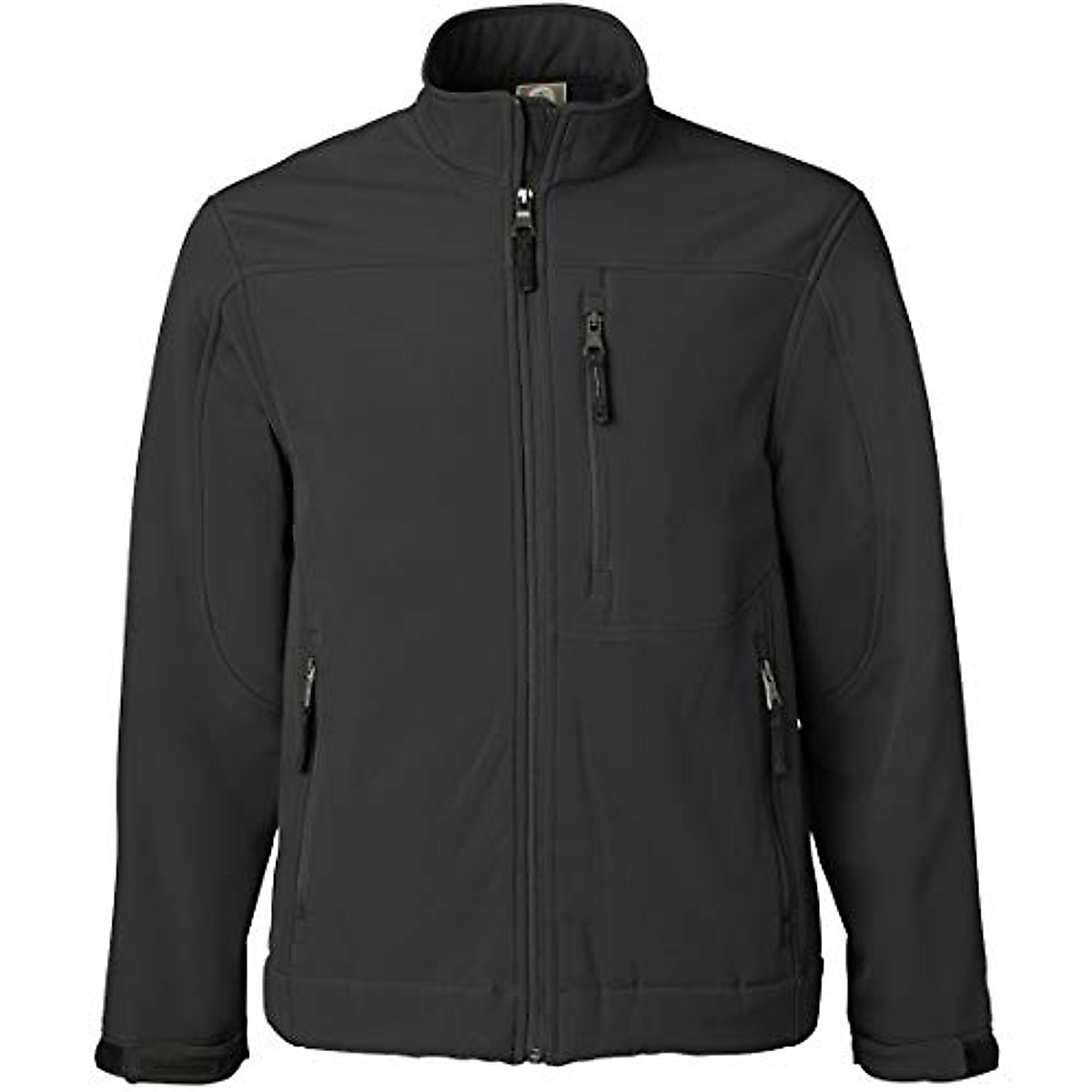 Weatherproof Men's Midweight Water and Wind Resistant Soft Shell Jacket Black (XL)