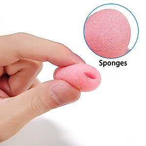 20 Pack Lapel Headset Microphone Windscreen, SourceTon Microphone Sponge Foam Cover Mini Size Lavalier Microphone Use for Cover Microphone Noise Reduction Shield Protection