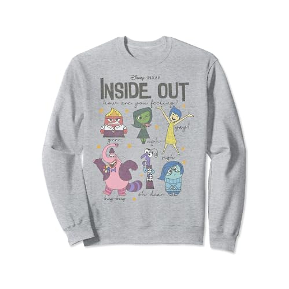 Disney Pixar Inside Out How Are You Feeling Group Shot Sweatshirt