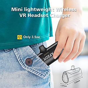 APZDY Battery Pack for Oculus Quest 2 4800mAh Rechargeable VR Battery Power Bank for Quest 2 Battery Accessories for Meta Quest 2 Extends 2+ Hours Playtime Compatible with Oculus/Meta Quest 2