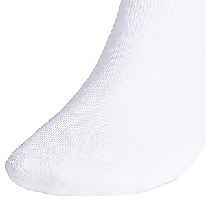 adidas Originals Trefoil Crew Socks (6-Pair), White/Black, Large