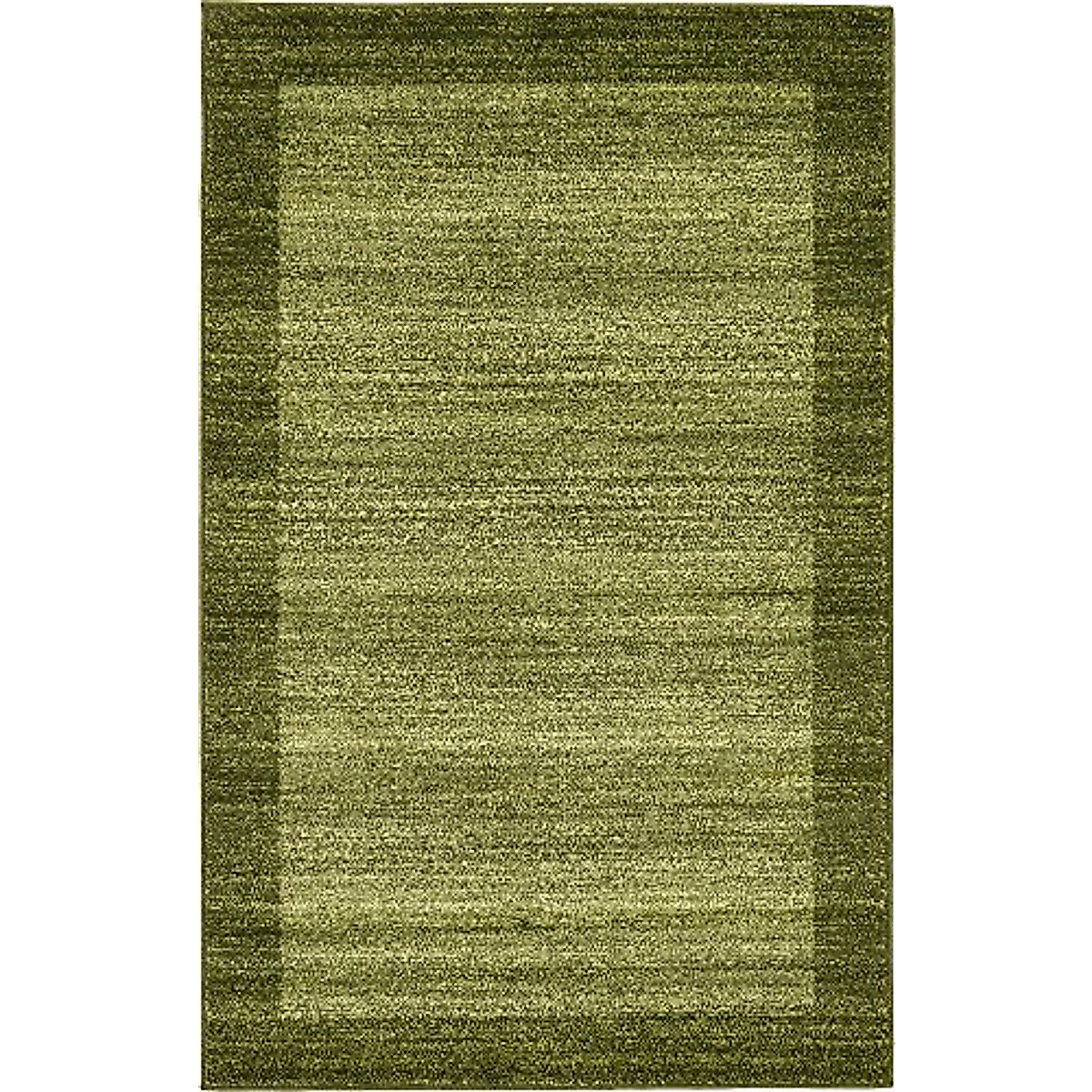 Unique Loom Del Mar Collection Area Rug-Transitional Inspired with Modern Contemporary Design, 3' 3 x 5' 3 Rectangular, Light Green/Beige
