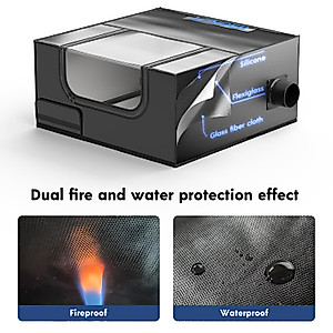 LONGER Laser Engraver Enclosure with Vent, 27.5x27.5x11.8 inches Laser Cutter Machine Protective Cover for Most Laser Engraving Machine Insulates Against Smoke and Odor Noise Reduction Eye Protection