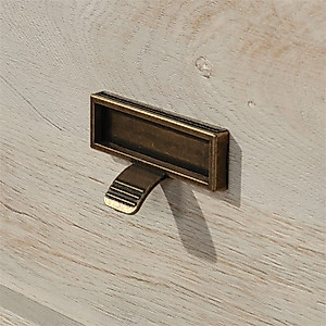 Sauder Trestle Engineered Wood 6 Drawer Dresser in Chalked Chestnut