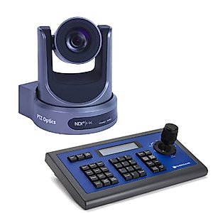 PTZOptics 30X-NDI Broadcast and Conference Camera +HC-Joy-G3 3rd Generation Wired Serial PTZ Joystick