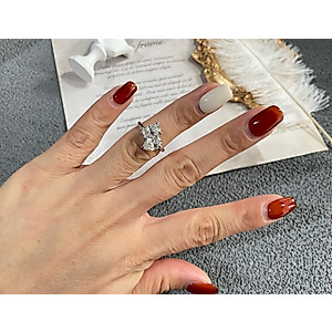 3 CTW Pear & Radiant Cut Toi et Moi Moissanite Engagement Ring, 10K / 14K / 18K Gold D Color VVS1 Clarity Two Stone Ring for Women, Anniversary Gift for Her