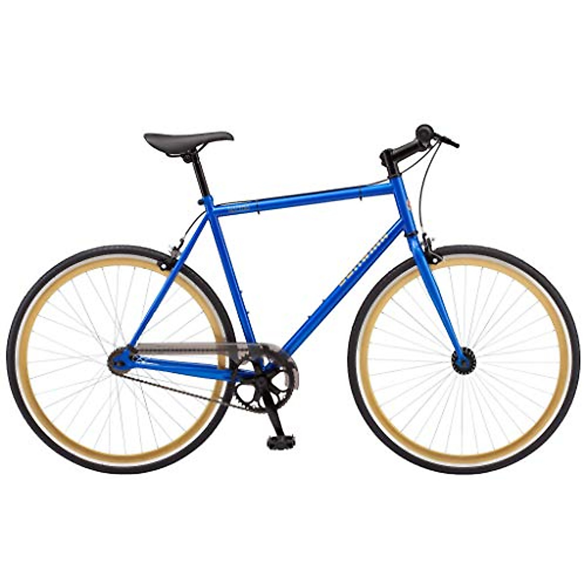 Schwinn Kedzie Single-Speed Fixie Road Bike, Lightweight Frame for City Riding,28 inches, Blue