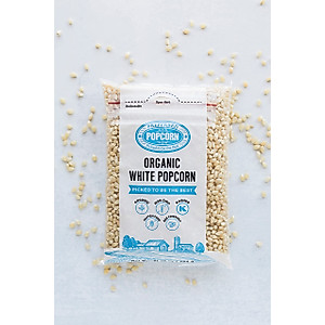 Preferred Popcorn Organic White Popcorn, 28 Ounce Bag, Pack of 4, 30 Servings Per Bag