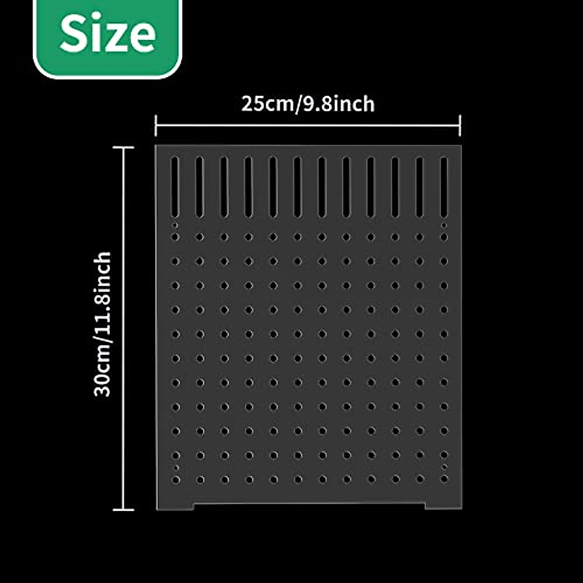 HingoFuni Fish Tank Divider Aquarium Acrylic Isolation Grid Board Divider with Suction Cups Accessories Transparent Plate Baffle Blocking Fish Partition Net Freshwater Ornament 25x30cm