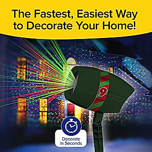 New 2022 Star Shower Ultra 9 AS-SEEN-ON-TV with 9 Enhanced Modes for Spectacular Outdoor Holiday Laser Lighting with Thousands of Lights Covering 3200 Square feet, Pack of 2