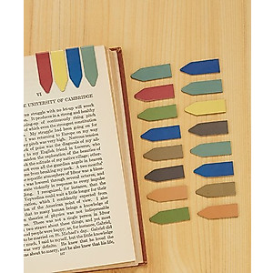 Get to the Point Magnetic Bookmarks Earthtone Color Line Markers (1 Box of 20)