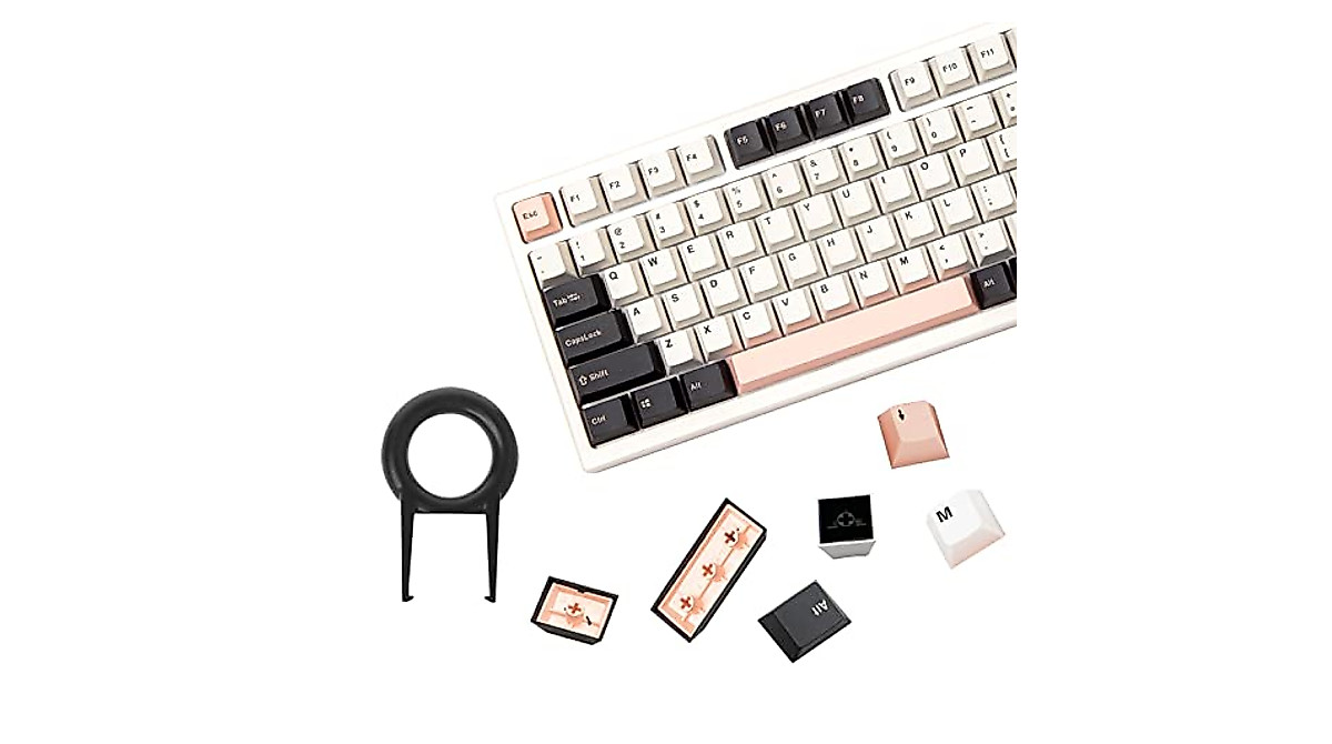 JOLINTAL Pink Keycap Set for Mechanical Keyboards