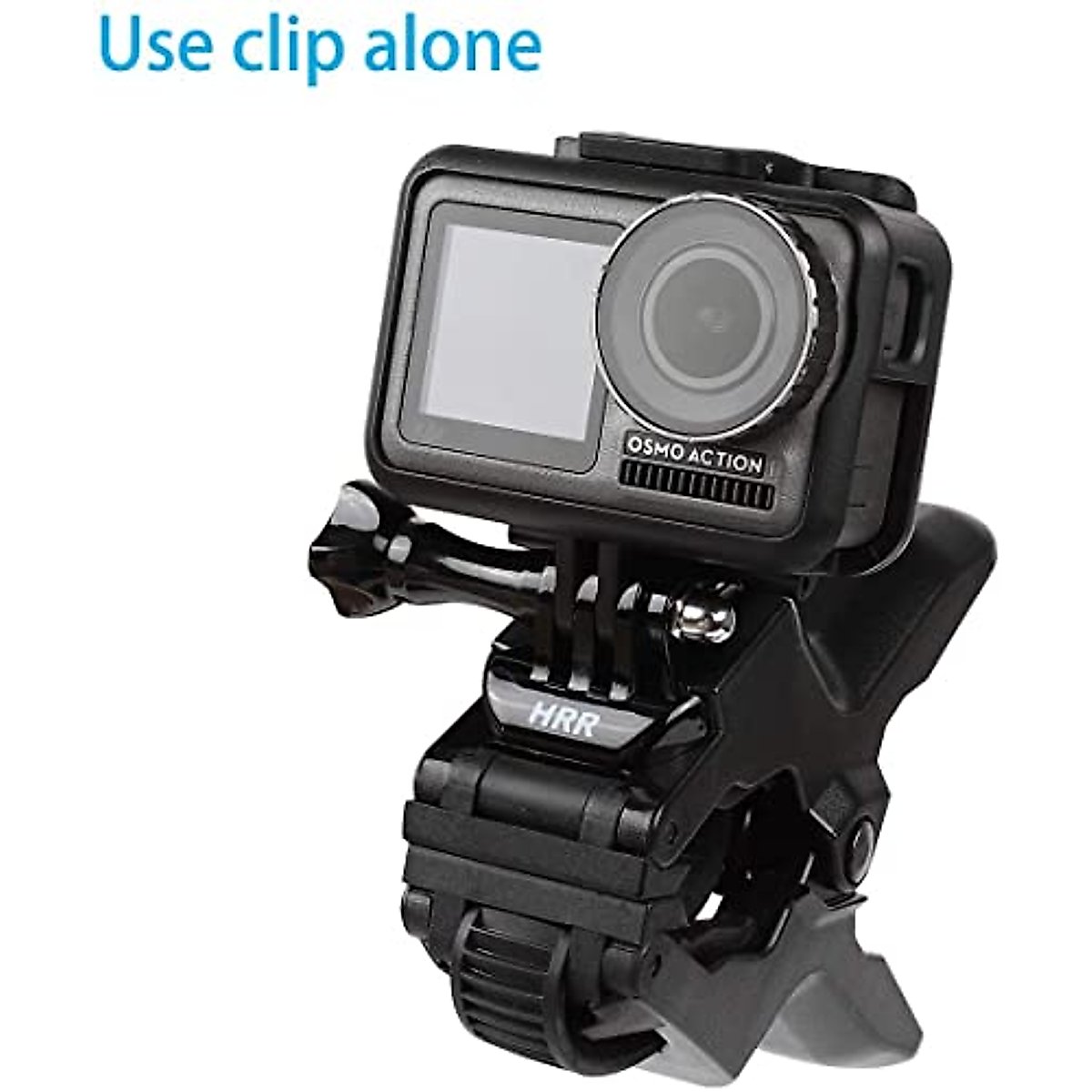 Jaws Flex Clamp Smartphone Mount with Adjustable Gooseneck（13 Sections） Compatible with iPhone Samsung,and GoPro Hero 9,8,7,6,5,4,, 3+, 2, 1, DJI Osmo Action Camera Mounts and Most Action Cameras