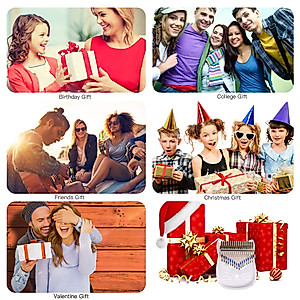 Kalimba Thumb Piano, Portable Finger Piano, Handheld Musical Instrument with Bag and Study Instruction