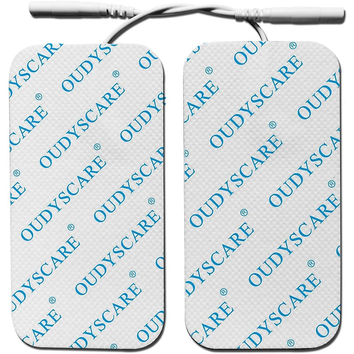 20 Pcs 2" X 4" TENS Unit Replacement Pads, Compatible with AUVON TENS, TENS 7000 - Durable Rectangular Self-Adhesive Electrodes Pads, Latex-Free and Flexible for Lower Back and Multiple Pain Relief