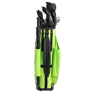 IZZO Golf Transport Golf Cart Bag Perfect for Riding or a Push cart - Lime, Black, White