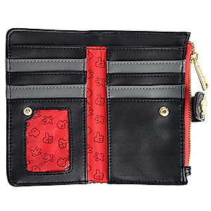 Loungefly Disney Mickey Mouse Faux Leather Wallet Snap Flap Clutch