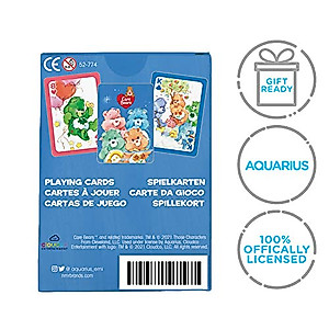 AQUARIUS Care Bears Playing Cards - Care Bears Themed Deck of Cards for Your Favorite Card Games - Officially Licensed Care Bears Merchandise & Collectibles